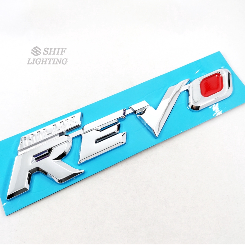 1 X ABS Chrome HILUX REVO Logo Car Auto Emblem Badge Sticker Decal ...
