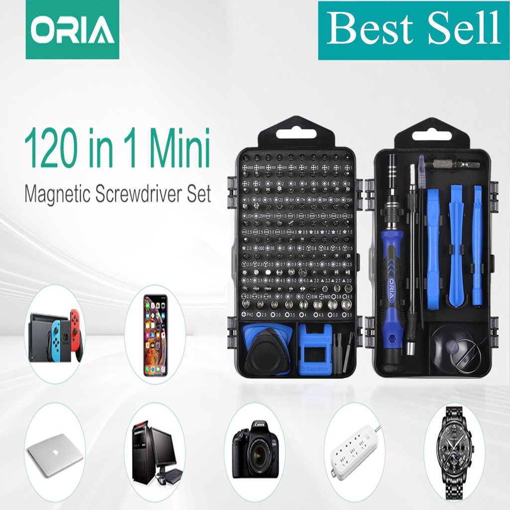 ORIA 120 in 1 Precision Screwdriver Set Smartphone Repair Tools Kit ...