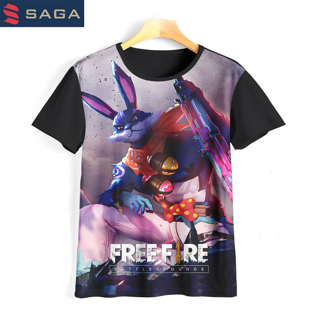 Free Fire Children's T-shirt Animation Tv Cartoon Shirt 3D Game Free ...
