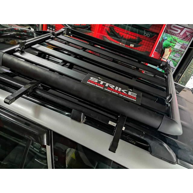 Roofrack Carrier Basket with Free Gutterless Crossbar for Toyota Innova ...