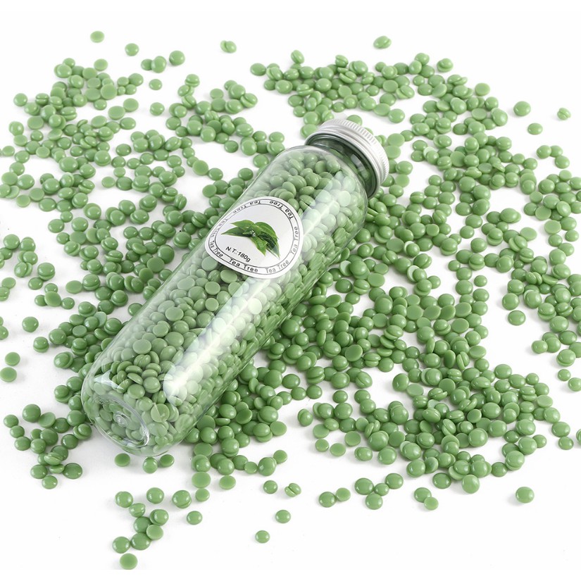 Green Tea Stripless Depilatory Hard Wax Beans Pellet Waxing UnderArm ...