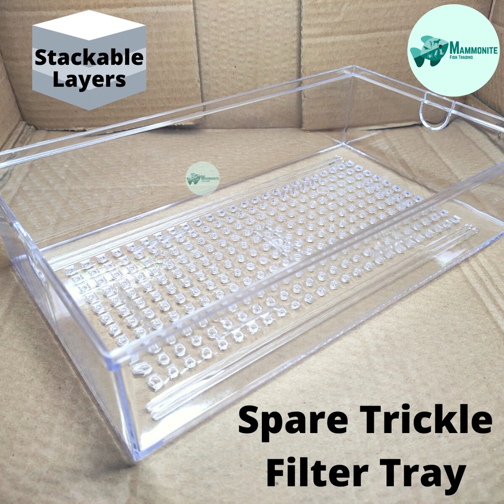 Spare Trickle Filter Tray For Aquarium Fish Tank Stackable Layers ...