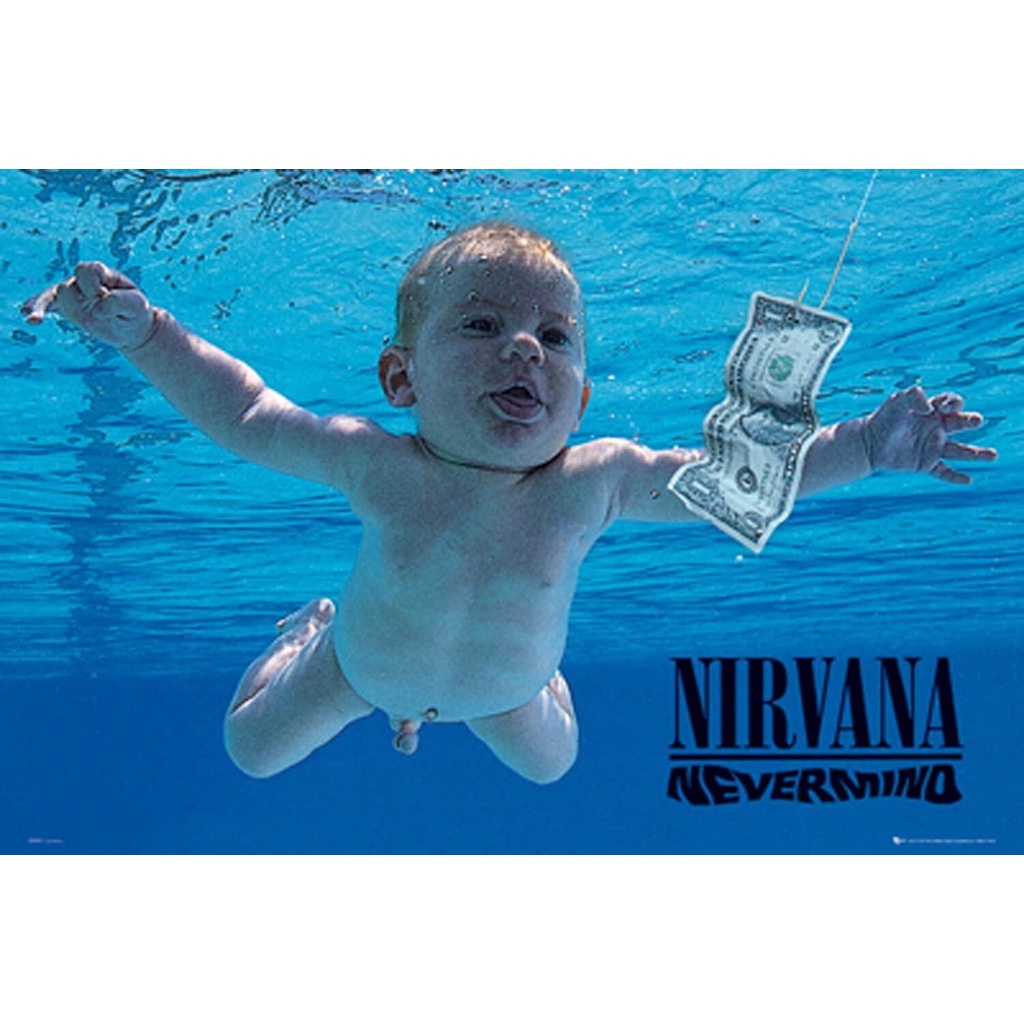 GB eye Nirvana Nevermind Poster | Shopee Philippines