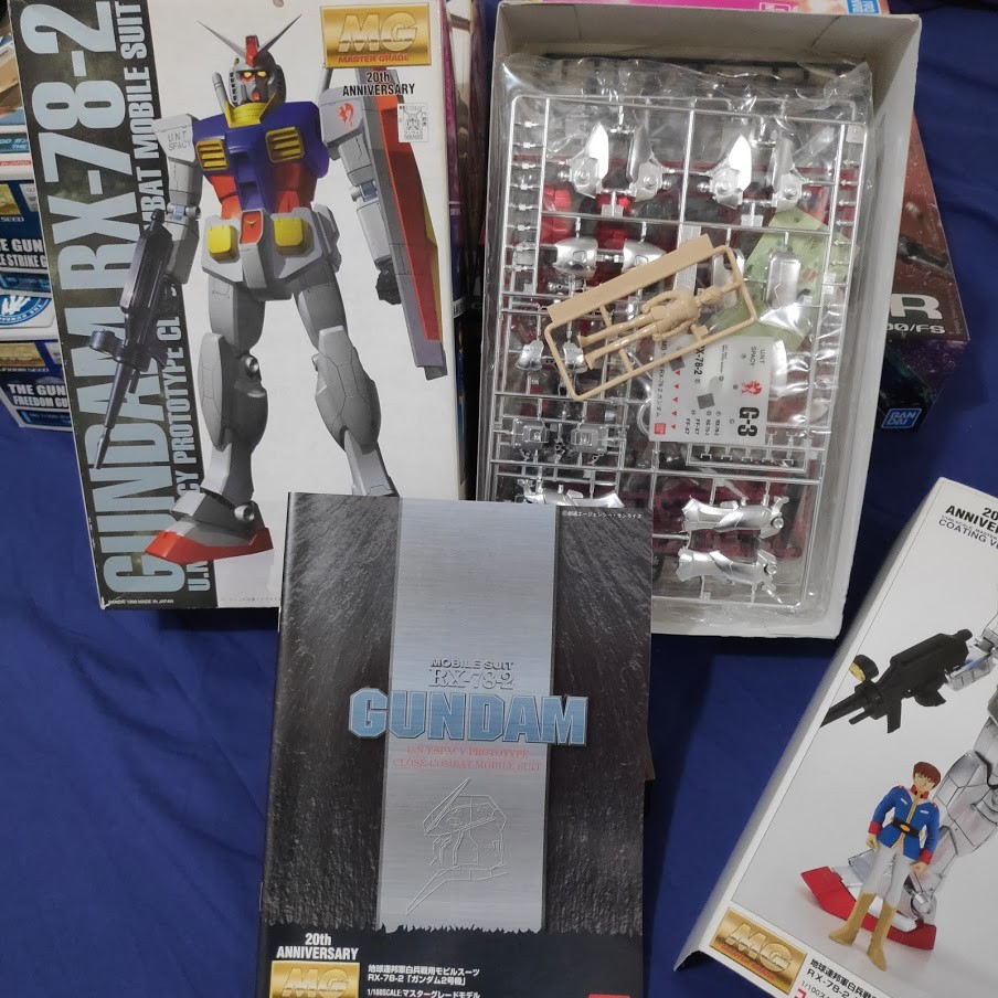 Bandai MG Gundam Rx-78-2 20th Anniversary Special Coating | Shopee Philippines