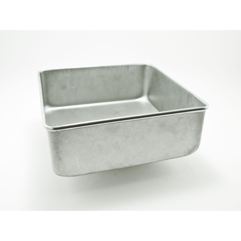 5 Pcs Commercial-Grade Aluminum Large Square Cake Pan (8x8x3") | Shopee ...