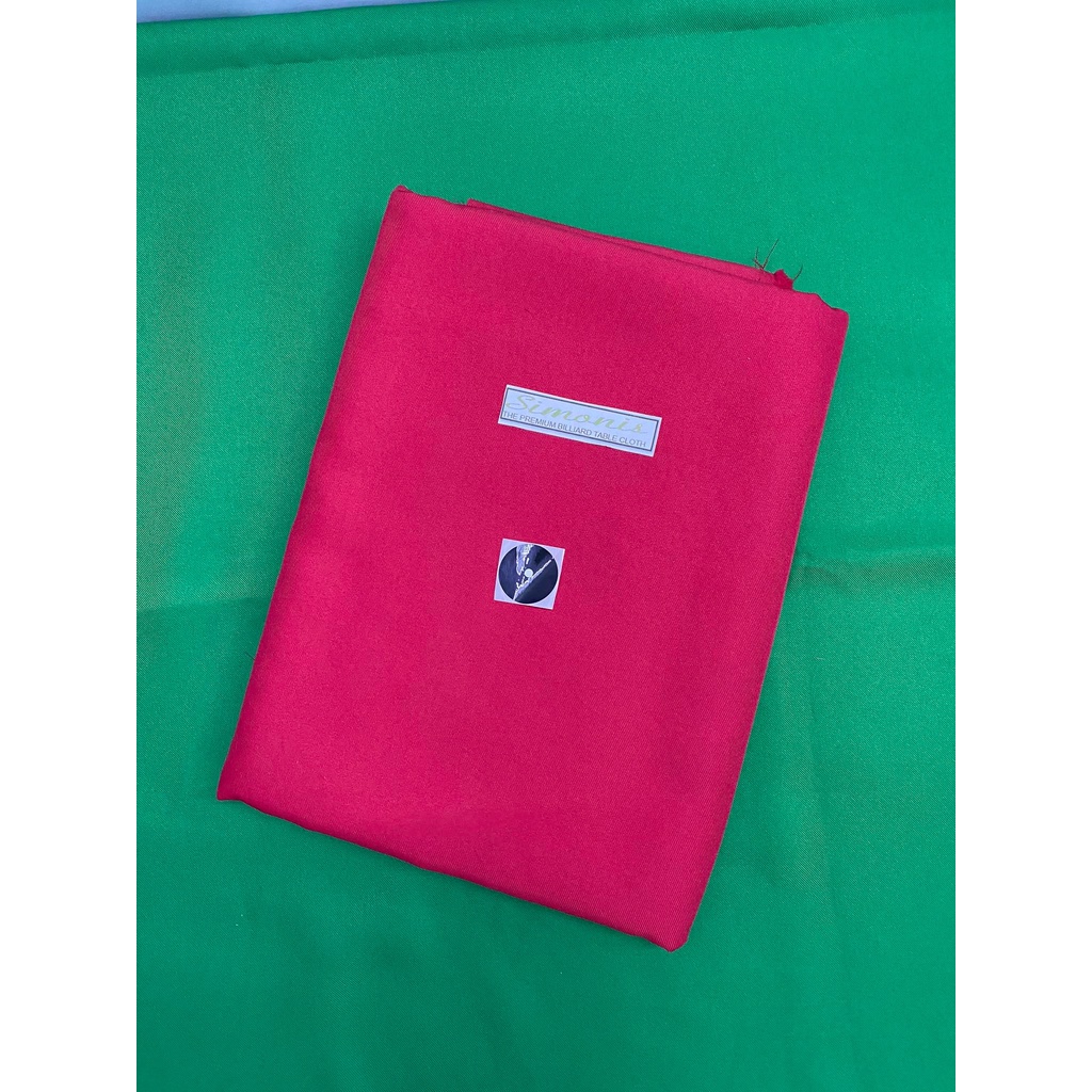 TAPETE NG BILYARAN US SIMONIS RED / BILLIARD CLOTH FELT / PANG LAGAY SA ...
