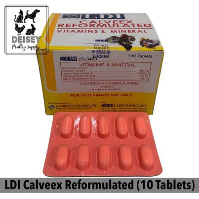 Calveex Tablet for Gamefowl (10 TABLETS) | Shopee Philippines