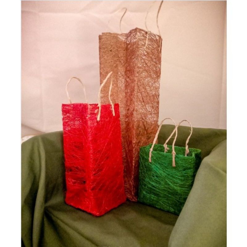 Abaca Bag Sinamay (Gift bag,Many Size) | Shopee Philippines