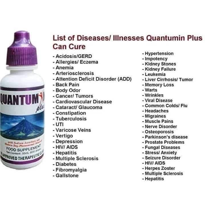 Quantumin Plus 60ml Mineral Drops 1200 Drops Authentic, March 2026 ...