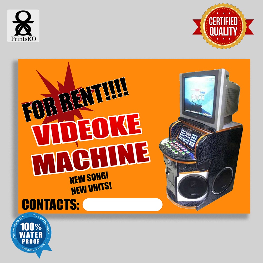 Tarpaulin Tarp With Signage Videoke For Rent Design Shopee