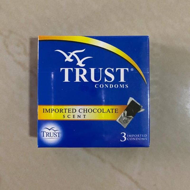 Trust Condom Chocolate Scent 3 Condoms | Shopee Philippines