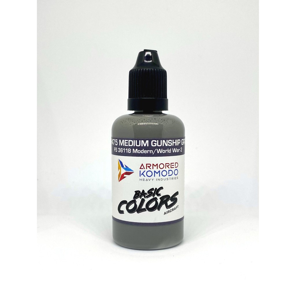 Medium Gunship Gray FS36118 PH475 50ml Armored Komodo Airbrush Hobby ...