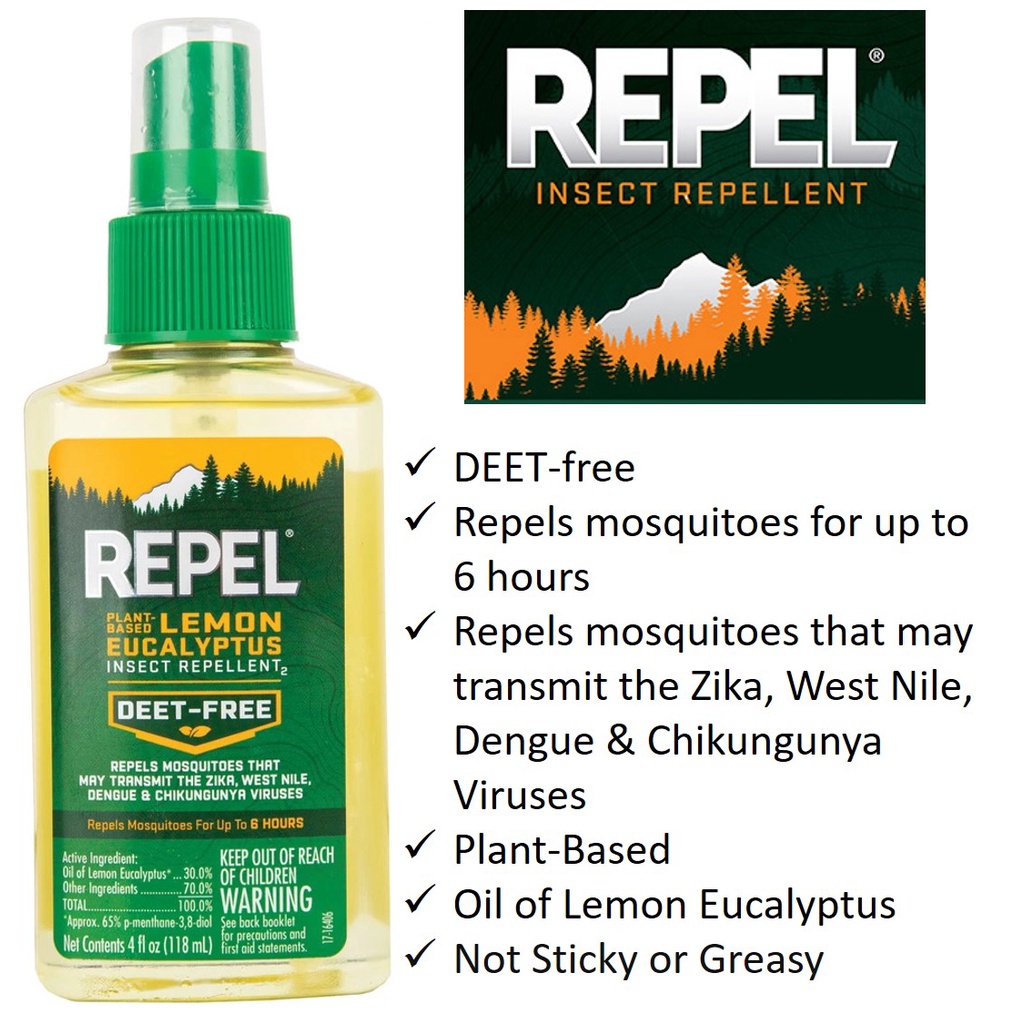 Repel Lemon Eucalyptus Insect Repellant Spray | Shopee Philippines