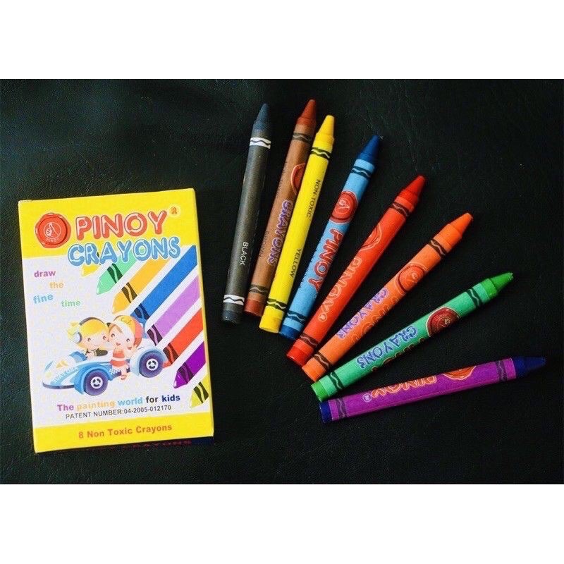 1DOZ PINOY CRAYONS 8colors | Shopee Philippines