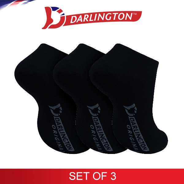 Darlington Ladies Casual Cotton Foot Socks 880951 Black & White Set of ...