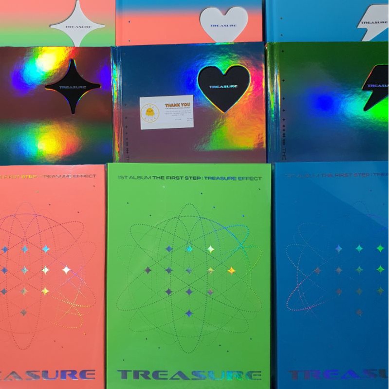 ☬TREASURE UNSEALED ALBUM THE FIRST STEP (TREASURE EFFECT, CH 1 2 3 ...