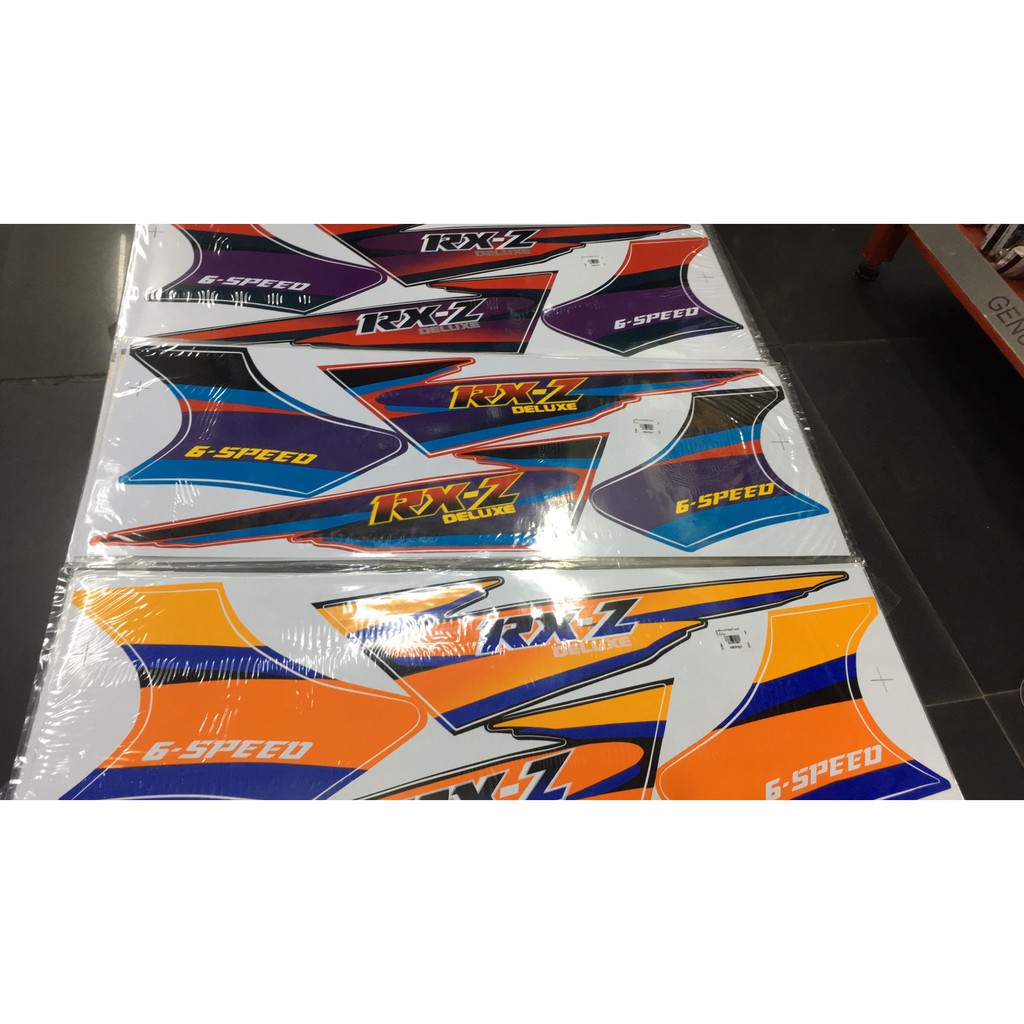 Body Sticker RXZ 1995 (X1set) | Shopee Philippines