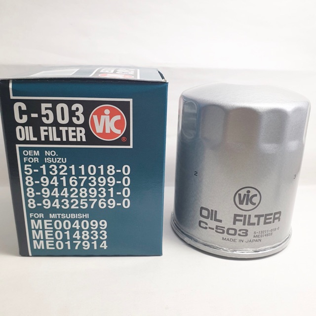 Vic Oil Filter C-503 Isuzu Hilander | Crosswind | Canter | 4DR5 | 4D30 ...