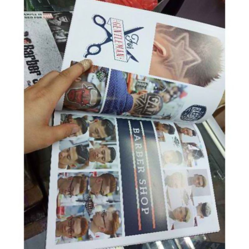 Mens Haircut / Hairstyle Magazine (Western Style) | Shopee Philippines