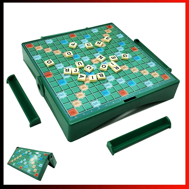 20*20cm Foldable Scrabble Board Game Folding Travel Scrabble Compact ...