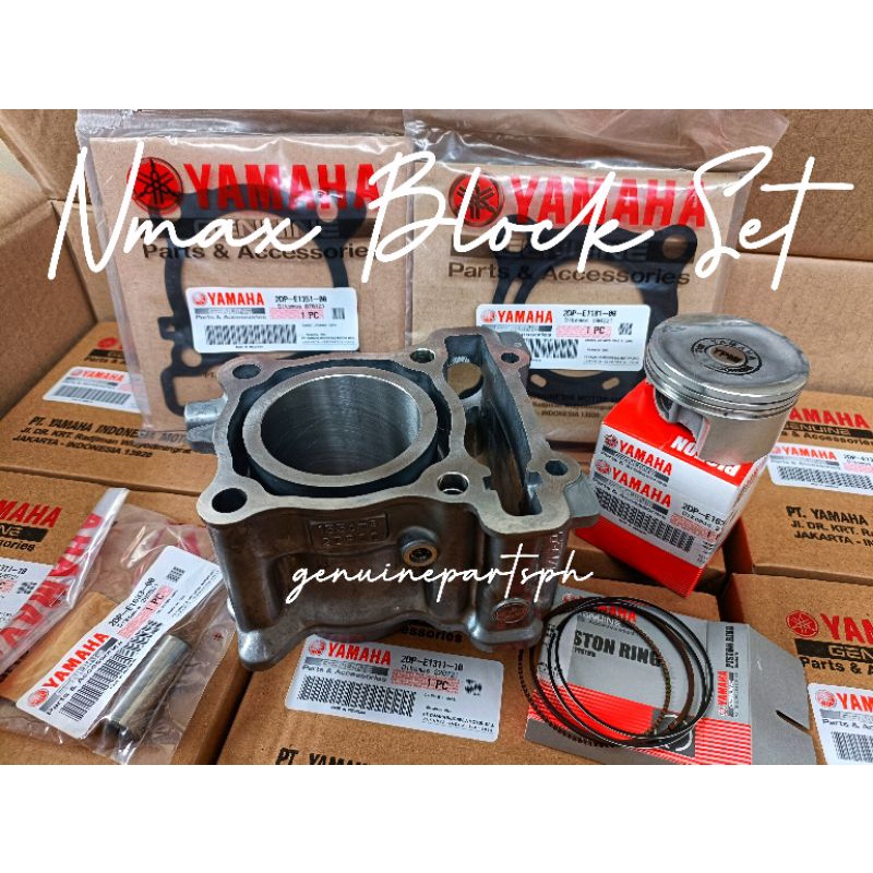 BLOCK SET NMAX V1 / AEROX V1 - YAMAHA GENUINE PARTS | Shopee Philippines