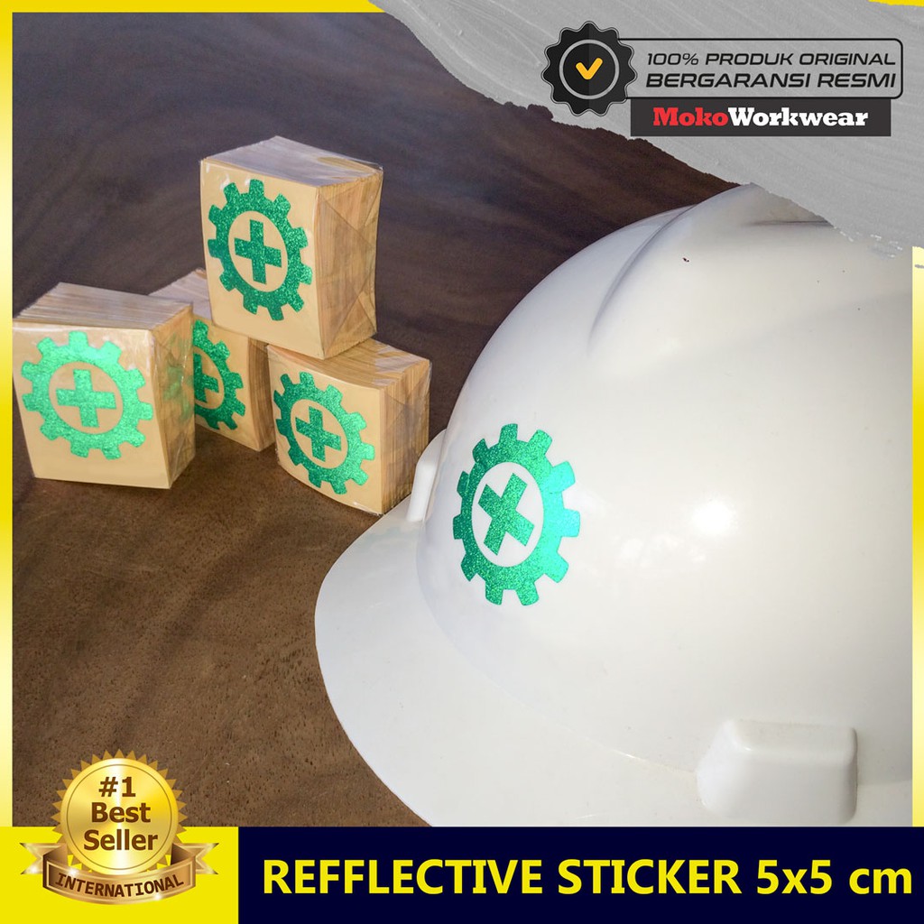 Sticker Cutting Reflect logo Safety K3 Safety Helmet logo | Shopee ...