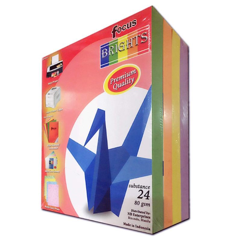 Focus Brights Colored Paper | Shopee Philippines