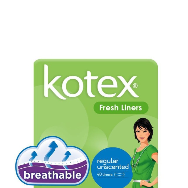 Kotex Unscented Pantiliners 2 Packs 80 Pantiliners | Shopee Philippines