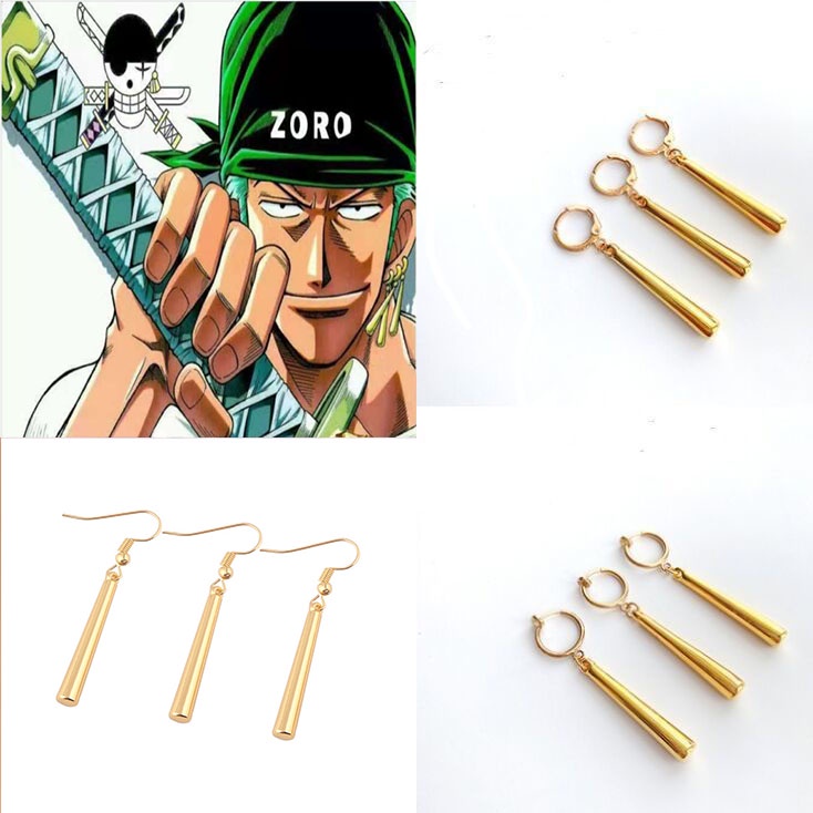 3 PCS / Set Anime One Piece Roronoa Zoro Four-style Fashion Personality ...