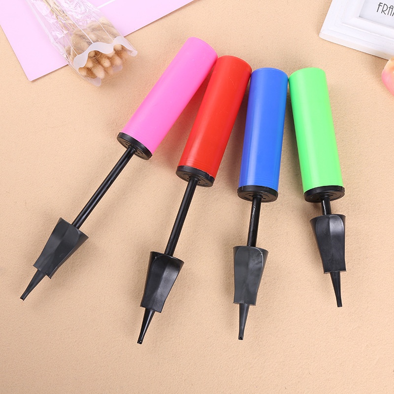 Balloon hand push inflatable large air cylinder mixed color manual ...