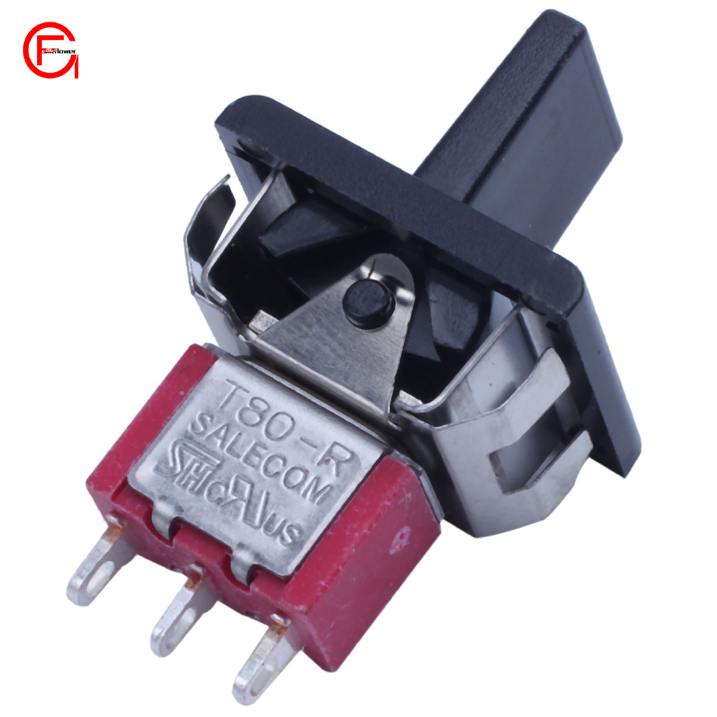 AC 250V/3A 125V/5A Momentary SPDT 3 Positions Toggle Switch T80-R ...