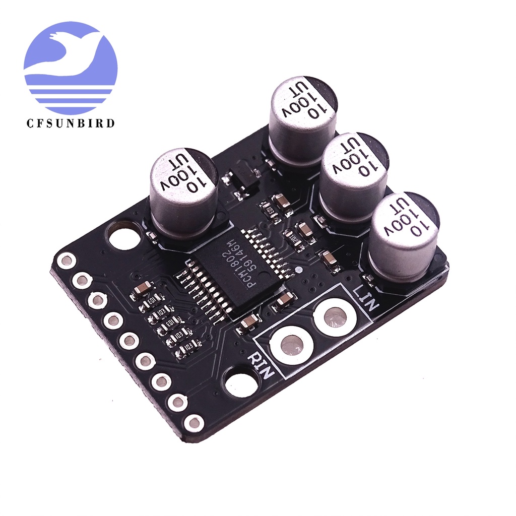 PCM1802 Audio Stereo A/D Converter ADC Decoder 24bit 96kHz Amplifier ...