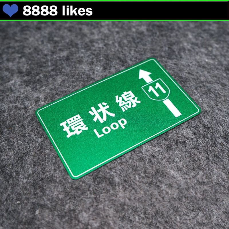 Personality Fashion OSAKA JDM Japan Sticker Kanjozoku Loop One Vinyl ...