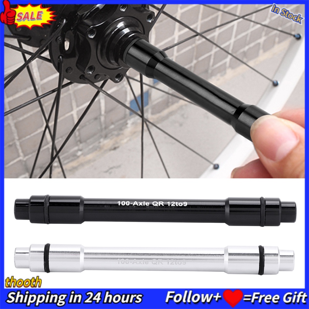 Bicycle Bike Quick Release Thru Axle Adapter 9mm to 12mm Skewer ...