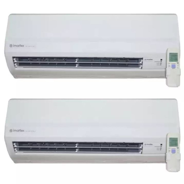 Imarflex Conventional Multi-Split Type Air Conditioner w/ Remote 2indoor 1outdoor 1.5 HP IAC ...