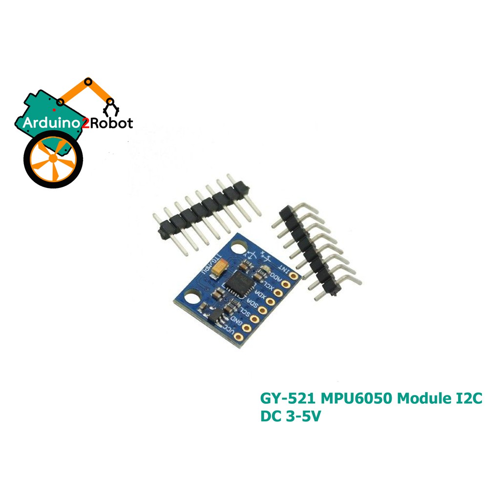 GY-521 MPU6050 Module I2C 3 Axis Analog Gyroscope Sensor + 3 ...