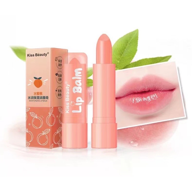 Kiss Beauty Lip Balm Exfoliating Anti-Drying Base Colorless | Shopee ...