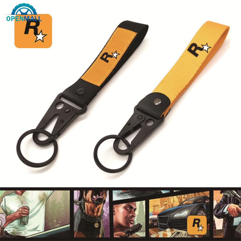 OM Muti-Pendant Key Holder Nylon Key Tags Keychain Game GTA Auto 5 Car ...