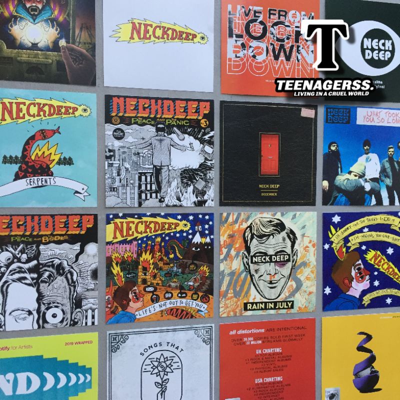 24pcs Poster Neck Band Deck Deep Wall Decor Aesthetic | Shopee Philippines