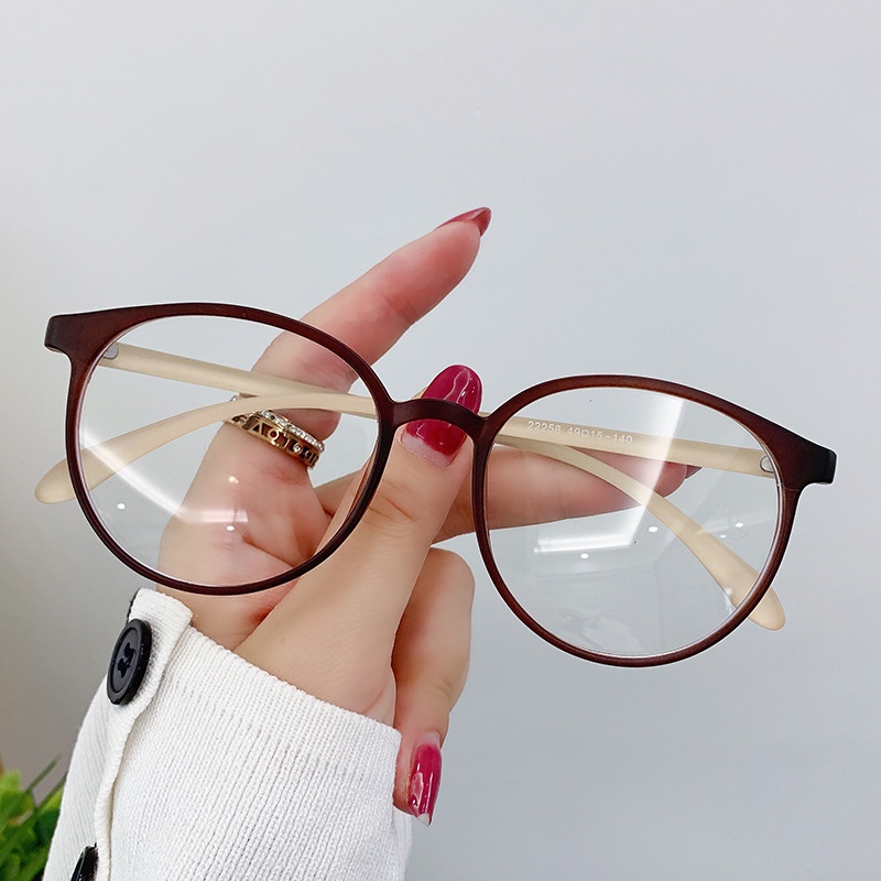 Round Anti Radiation Eyeglasses for Women Men | Shopee Philippines