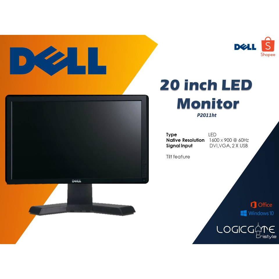 Dell 20 Inches wide LED Monitor Class B | Shopee Philippines