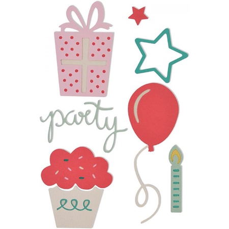 Sizzix Thinlits Dies- My Life Handmade Party Sets | Shopee Philippines