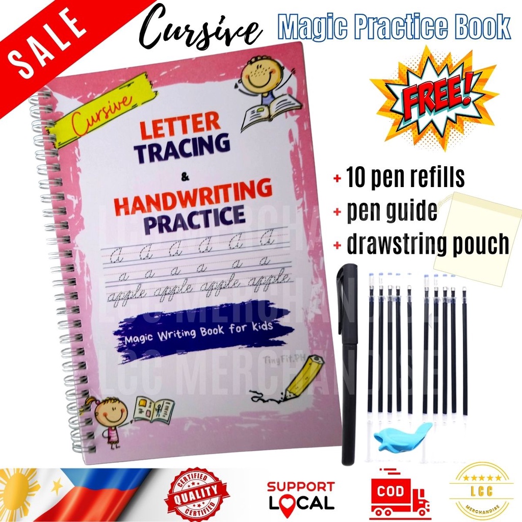 Cursive Writing Practice Copybook for Kids English Study Workbooks ...