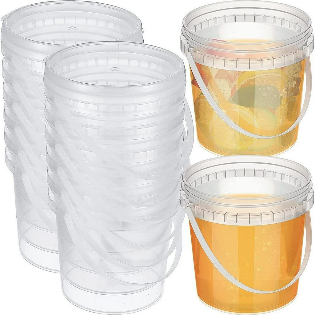 Customized takeaway 32oz fruits big cups bucket pp plastic drink cups ...