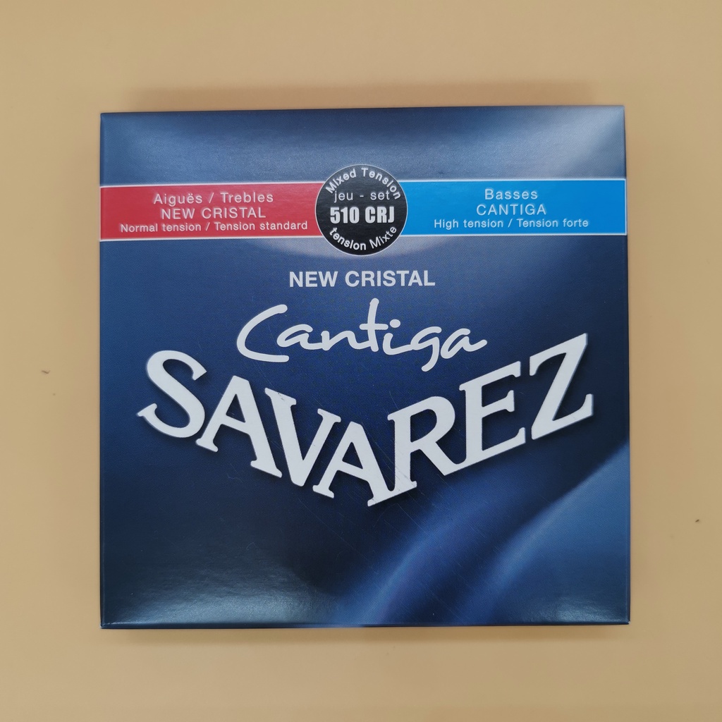 Savarez 510CRJ New Cristal Cantiga MT Classical Guitar Strings, Full ...