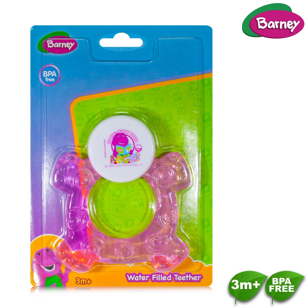 Barney Water Filled Teether Teething Aid Teething Toy | Shopee Philippines