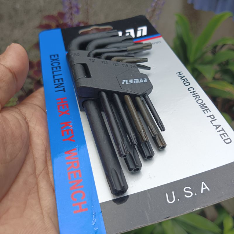 9pcs Allen wrench set original flyman brand | Shopee Philippines