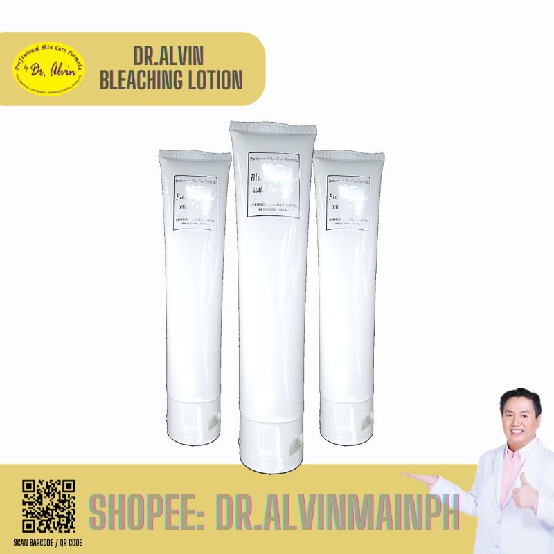 dr alvin bleaching lotion (1pc) | Shopee Philippines