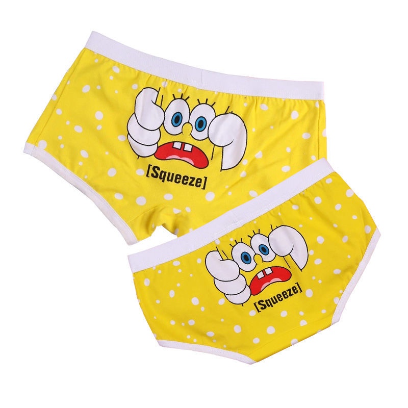 Cartoon Couple Underwear Cute Doraemon Men's Boxer Pure Cotton Young ...