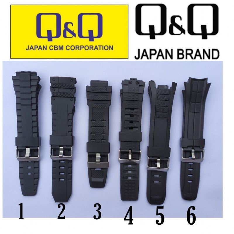 Strap/strap Rubber/Rubber Watch Strap q&q qq | Shopee Philippines
